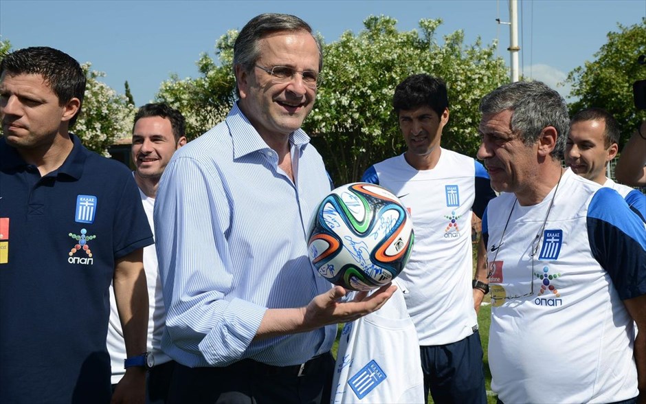 Antonis Samaras congratulated the Greek National Team - ProtoThema English