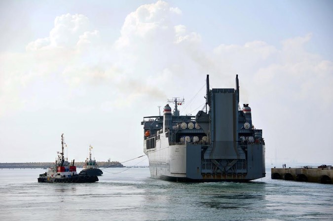 The ship carrying Syria's chemical weapons is in the Mediterranean Sea ...