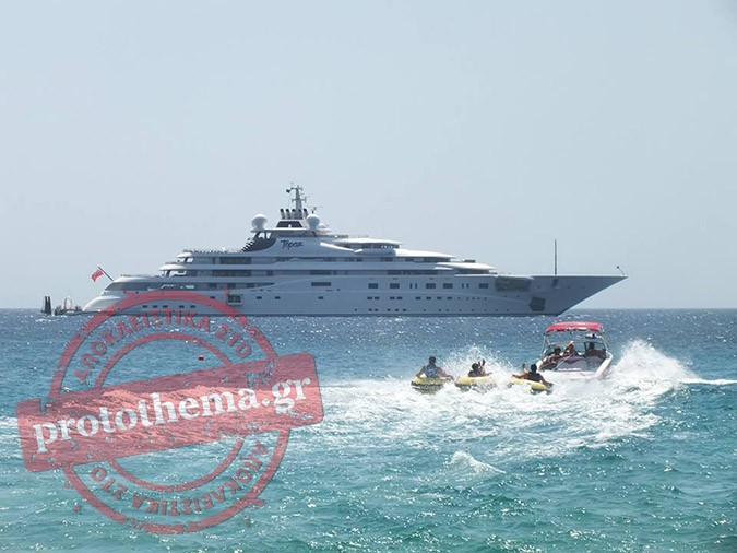 A huge yacht arrived at Kefalonia - ProtoThema English
