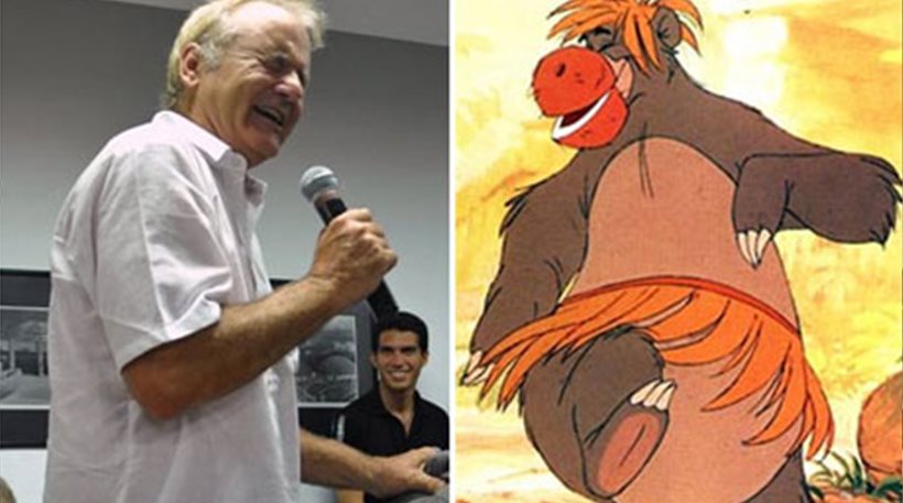 Bill Murray to voice Baloo the Bear in the new version of The Jungle ...
