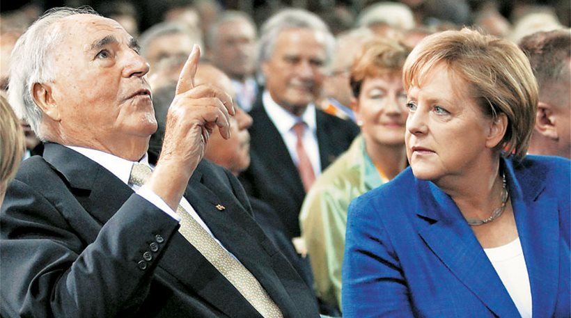 Helmut Kohl confesses that Merkel couldn't eat with a knife and fork ...
