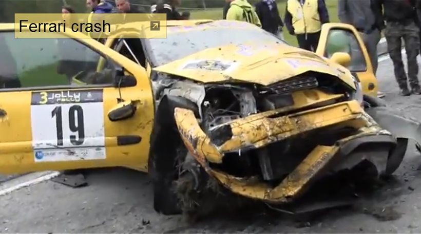 Rally car crashes into spectators in Italy - ProtoThema English