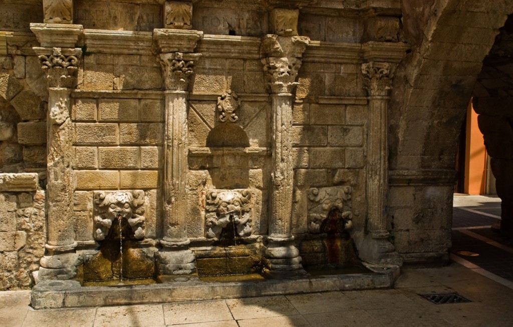 Discover the charm of the Greek traditional stone fountains ...