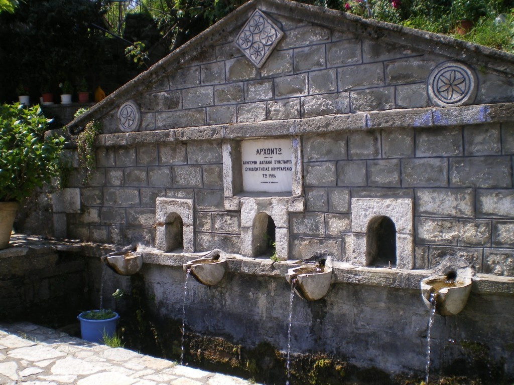 Discover the charm of the Greek traditional stone fountains ...