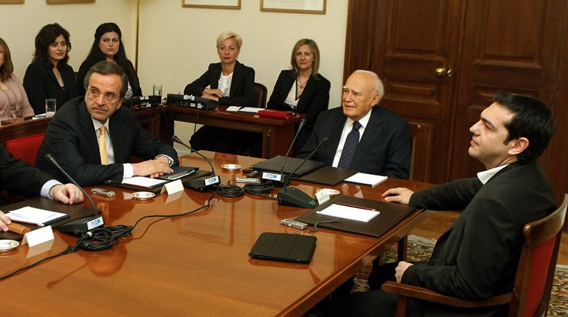 Greek President meets with PM and main opposition SYRIZA leader ...