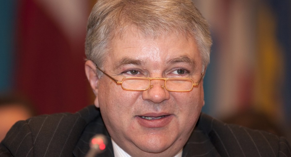 FM Secretary General Mitsialis and Russian Deputy FM Meshkov hold ...