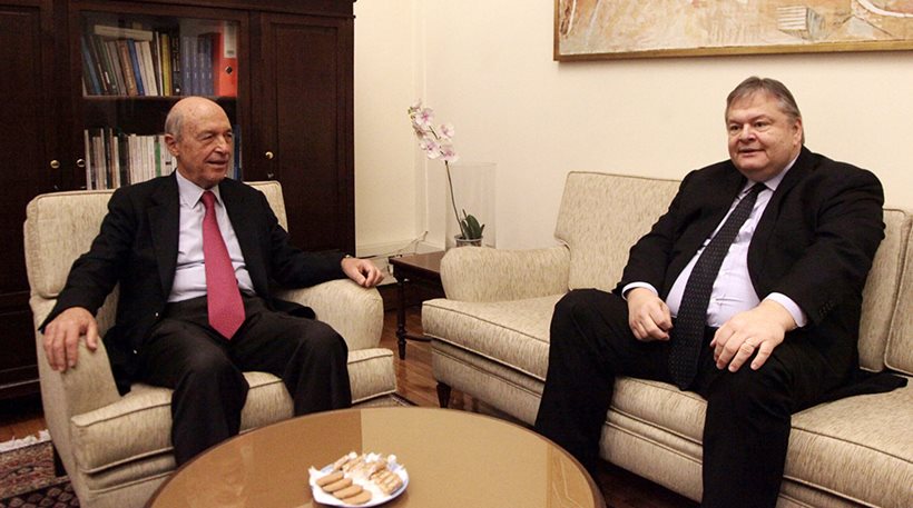 Deputy PM Venizelos meets with former PASOK leader and PM Simitis ...