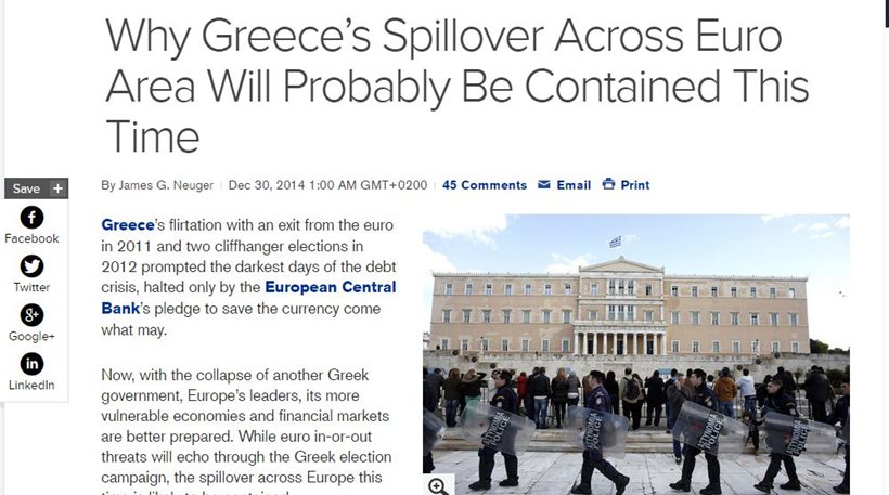 Bloomberg: Why Greece’s problems won’t affect Europe this time ...