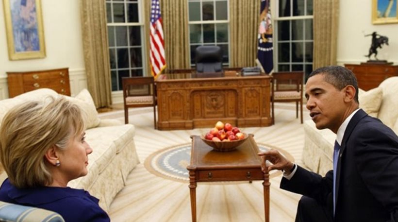 Barack Obama, Hillary Clinton meet in White House - ProtoThema English