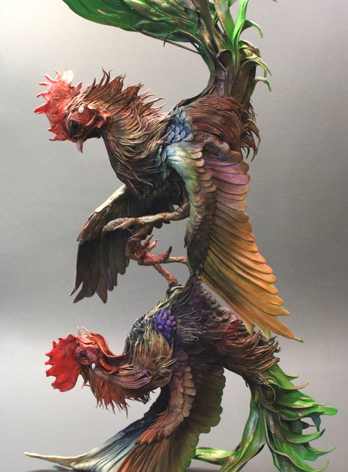Talented sculptor merges animals and plants to create fantasy creatures ...