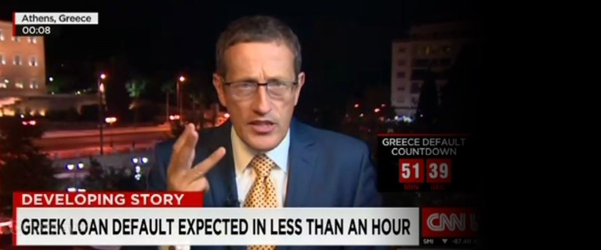 CNN 'celebrates' Greek default in NYC-styled countdown (video ...