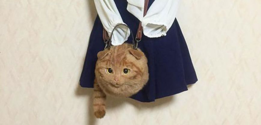 Lifelike cat handbags are the latest fashion craze in Japan ...