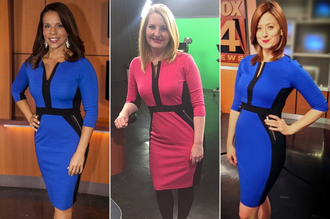 It's flattering! The dress that all the weather girls in the world are ...