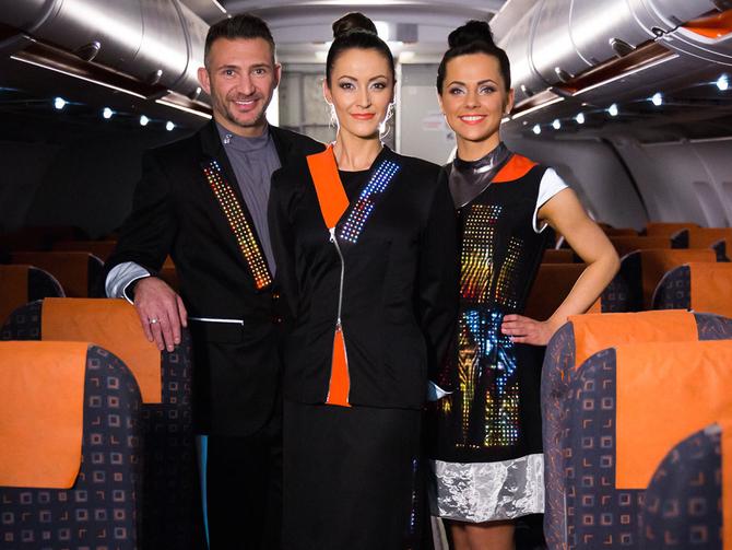 EasyJet's new futuristic uniforms have built in cameras and LED ...