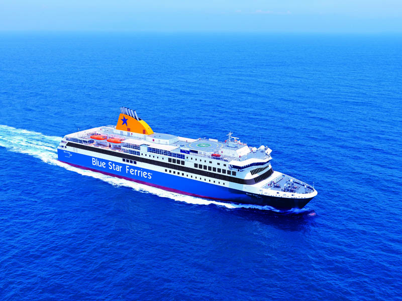 Blue Star Ferries installs photovoltaic unit on its ship - ProtoThema ...