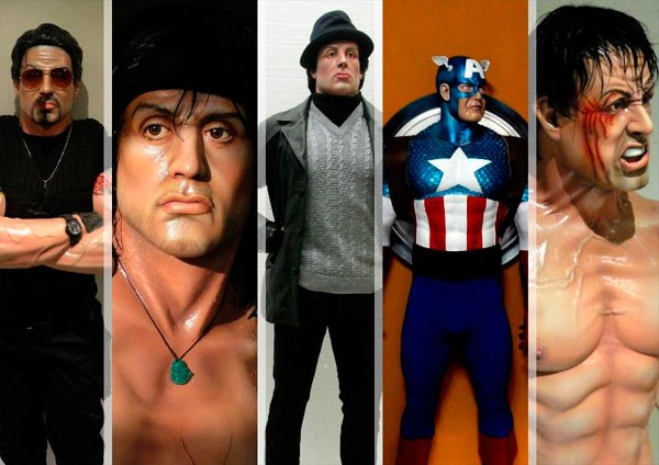 Artist create life-size sculptures of movie characters (vid ...