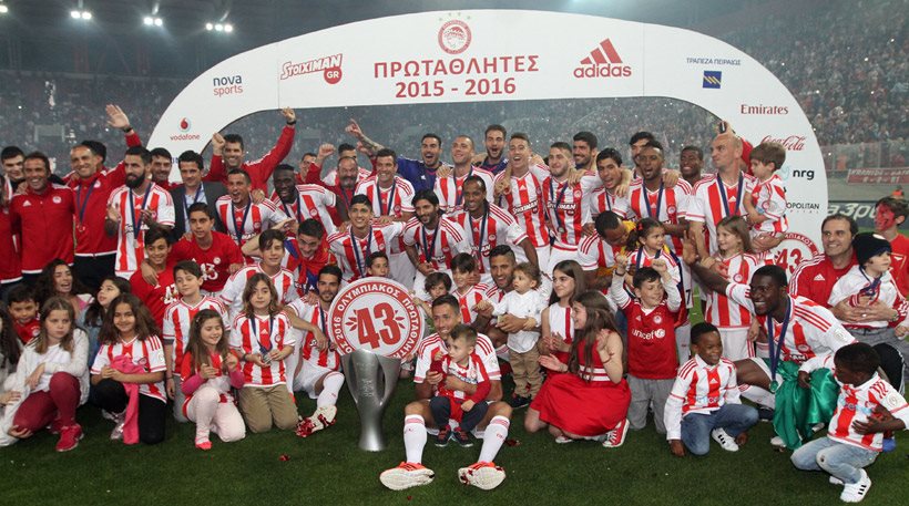 Olympiakos celebrates 43rd title! (video) - ProtoThema English