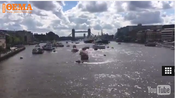 The 'battle' of Thames: Nigel Farage vs. Bob Geldof on 'Brexit ...