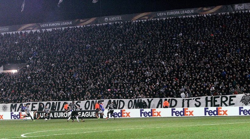 UEFA punishes PAOK's “Gate 4” over anti-Merkel and “Greek Macedonia ...