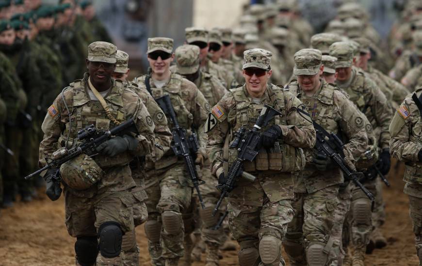 Where are most US troops deployed in the globe (infographic ...
