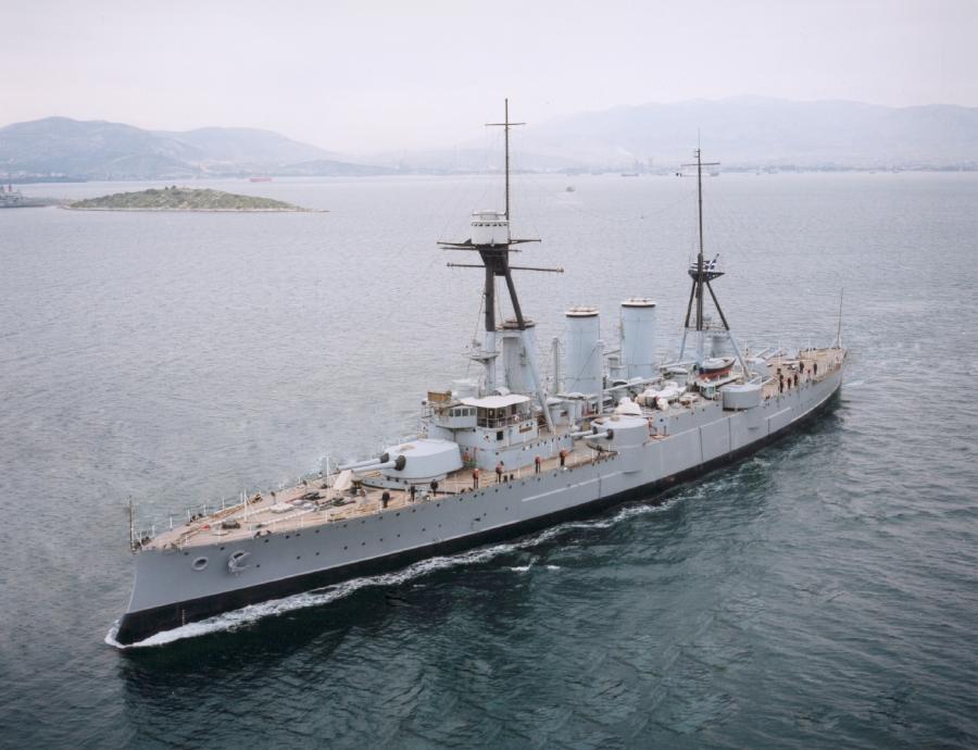 Legendary Hellenic Navy armored cruiser “George Averof” sailing again ...