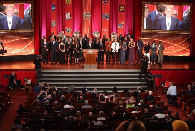 Nick Galis inducted into Naismith Hall of Fame (photos-acceptance ...