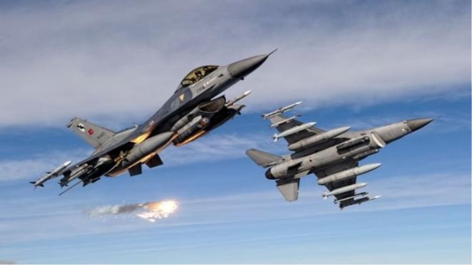 Dogfights over Aegean Sea between Greek and Turkish F-16 fighter jets ...