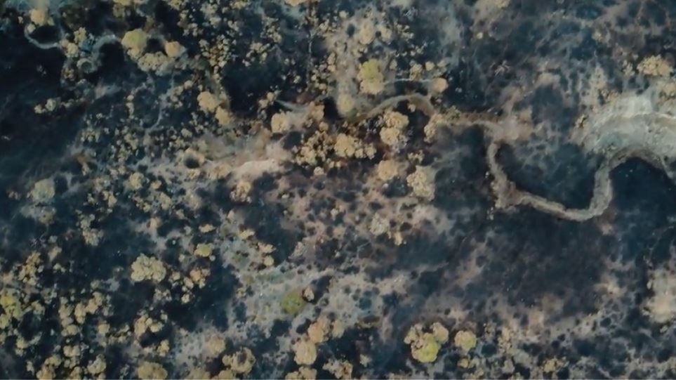 Drone footage shows black mountain ridge (video) - ProtoThema English