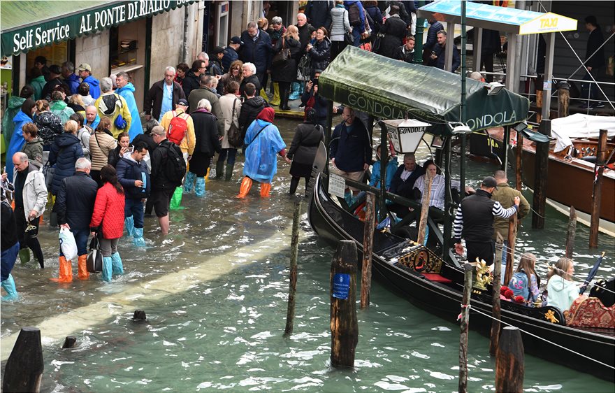 Venice has "sunk" from the heavy rains: 75% of the city is under the ...