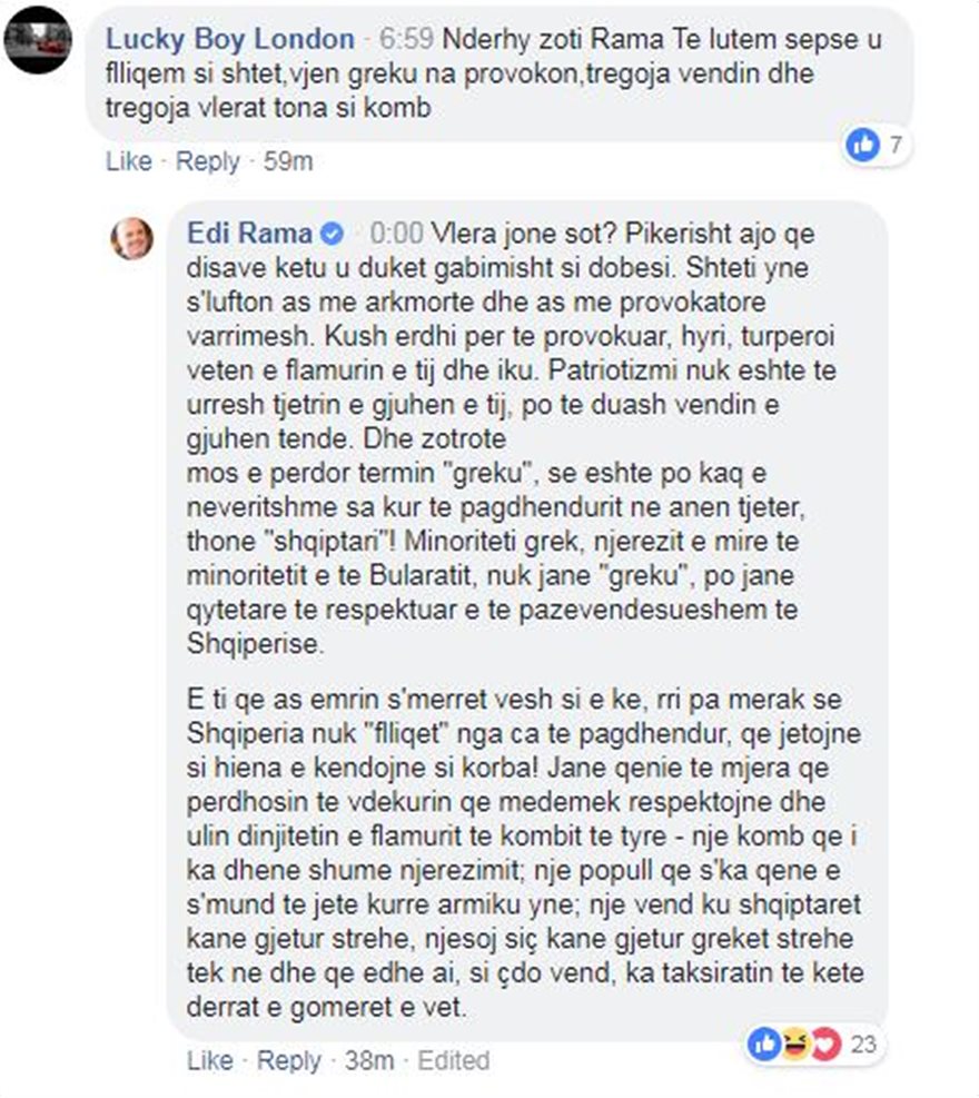 Albania deepens the rift with Greece with statements and diplomatic ...