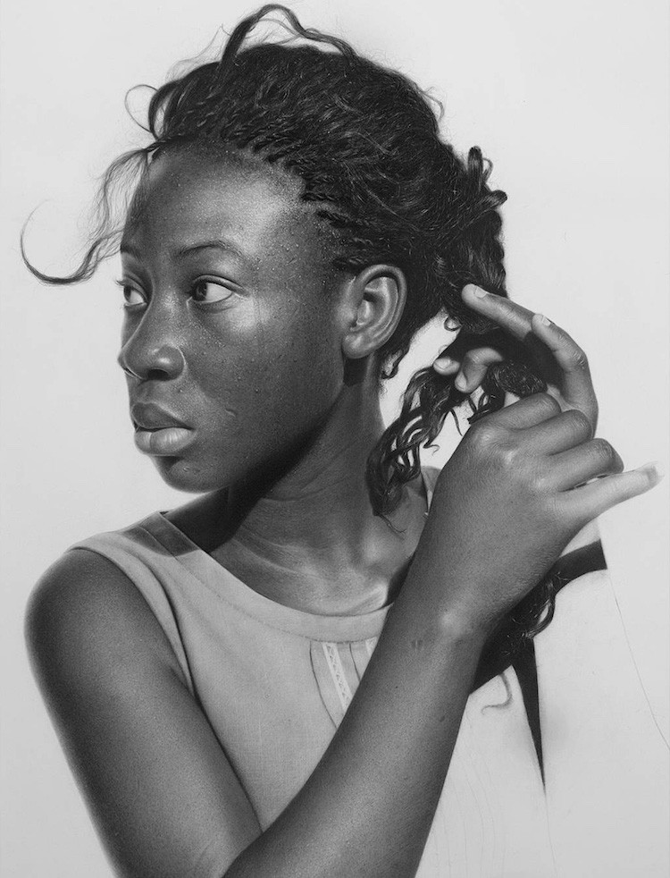 Nigerian artist spends up to 200 hours creating hyper-realistic pencil ...