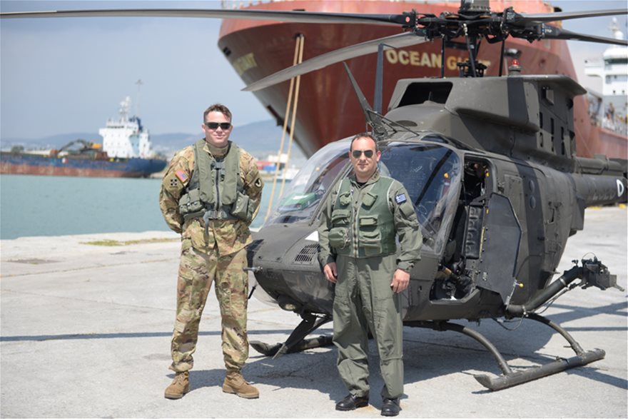 OH-58D Kiowa Warrior helicopters and CH-47 Chinook arrive in Greece ...