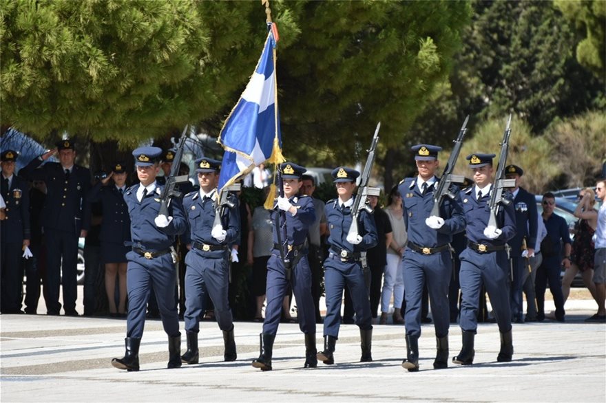 A female officer becomes captain of the Greek Air Force Academy for the ...