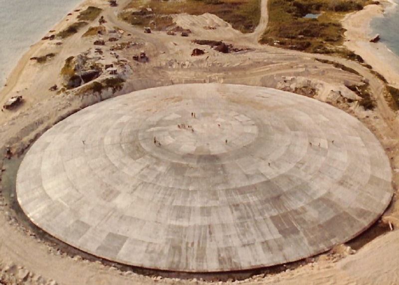 Concrete "tomb" of radioactive debris from nuclear bombs "is cracking ...