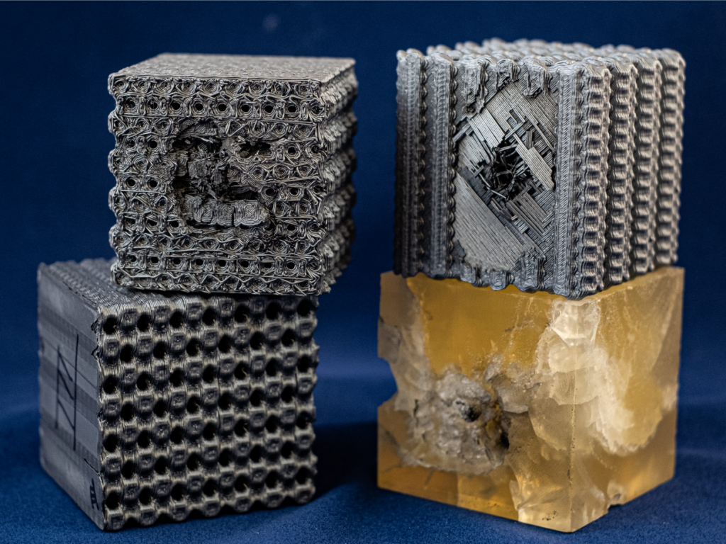 Crazy 3D-printed, layered cubes can withstand bullets travelling at 5 ...