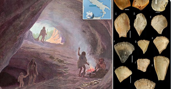 100,000-year-old shells found in Italy fished by Neanderthals ...