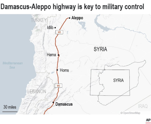 Why Syria’s M5 is Assad’s highway to victory (map) - ProtoThema English