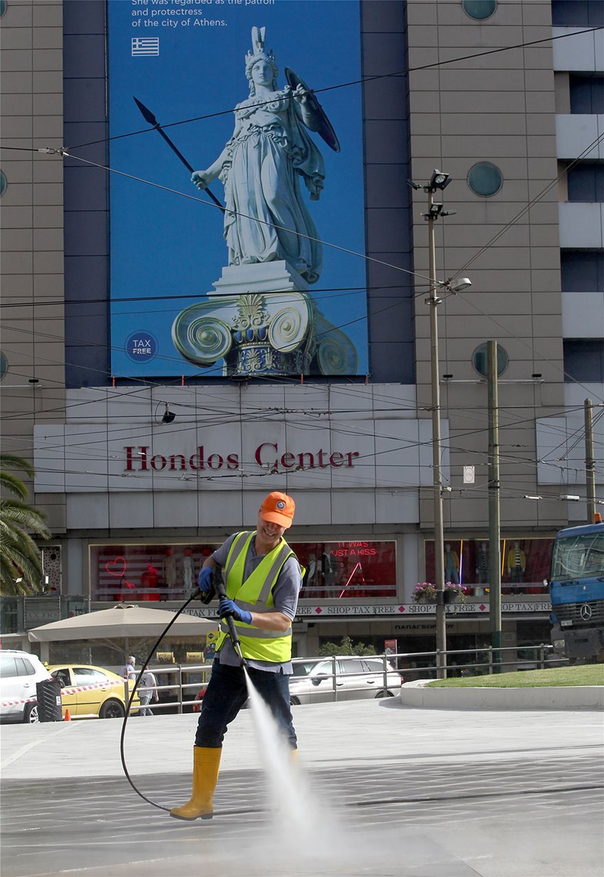 Refurbished Omonia square to be unveiled on Thursday (photos ...