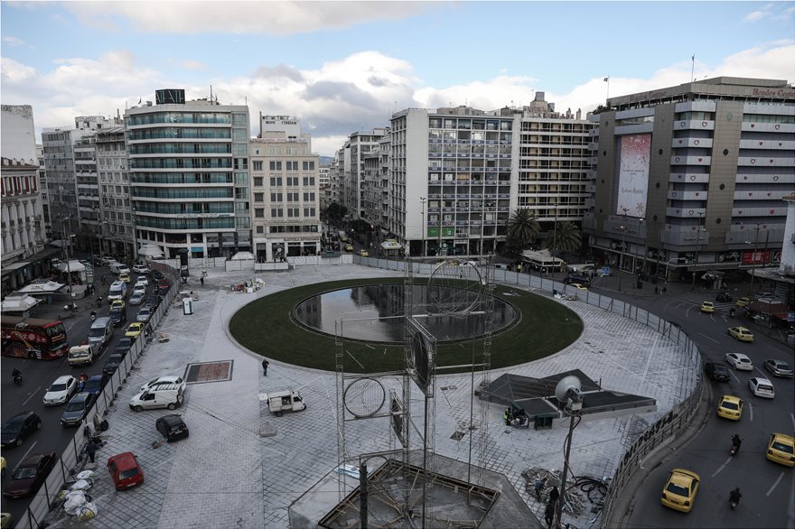 Refurbished Omonia square to be unveiled on Thursday (photos ...