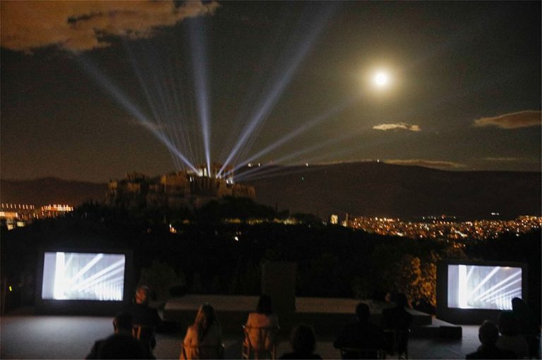 The new lighting of the Acropolis was inaugurated (video) - ProtoThema ...