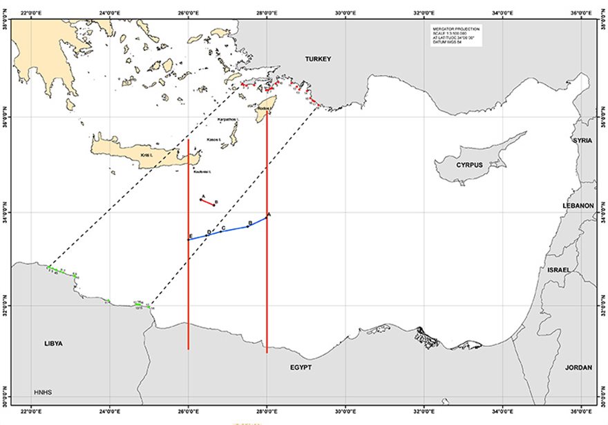 New Turkish NAVTEX for "Oruc Reis" - They send it closer to Rhodes ...