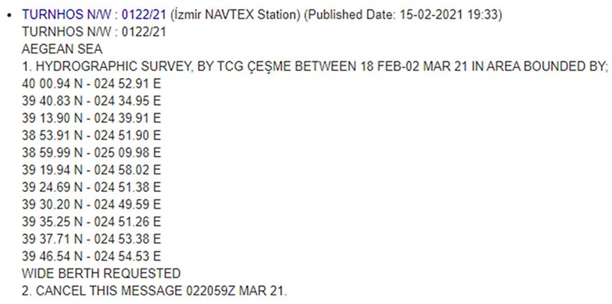 Turkey moves from verbal to active provocations with research vessel ...