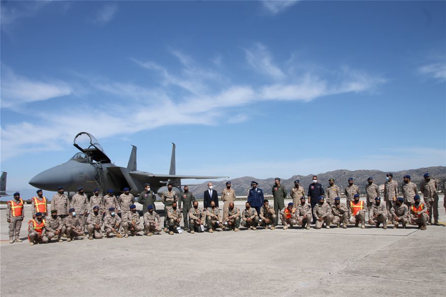 Saudi F-15C jets at Souda airbase in Crete (photos) - ProtoThema English