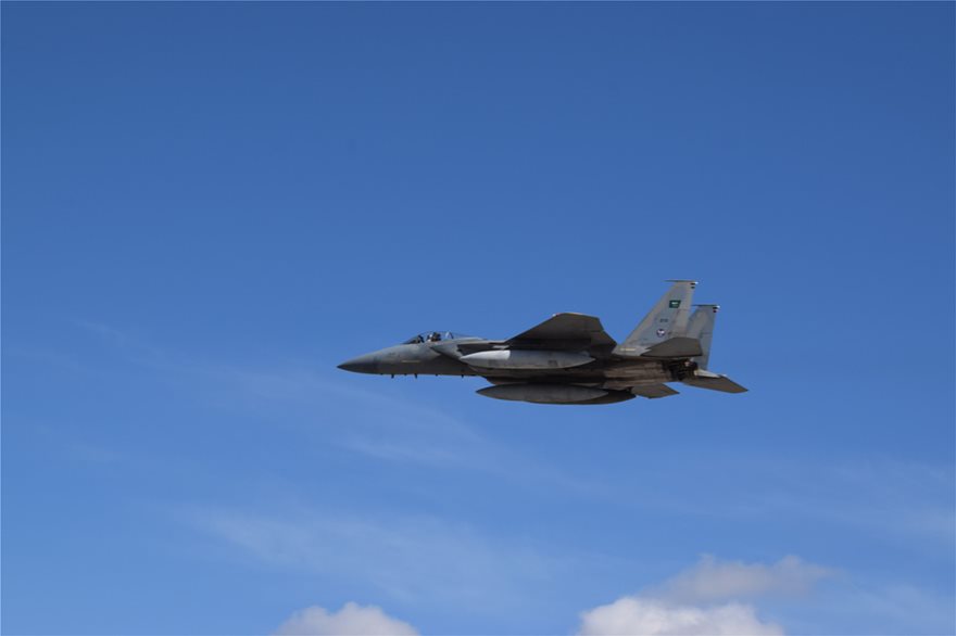 Saudi F-15C jets at Souda airbase in Crete (photos) - ProtoThema English