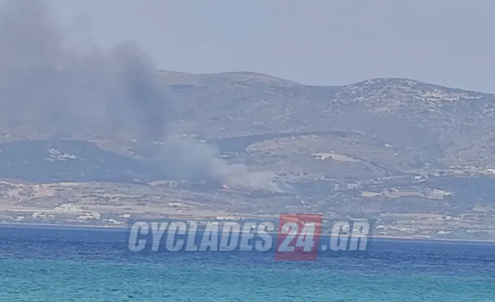 Fire in Paros is out of control, the wind is getting stronger - The ...