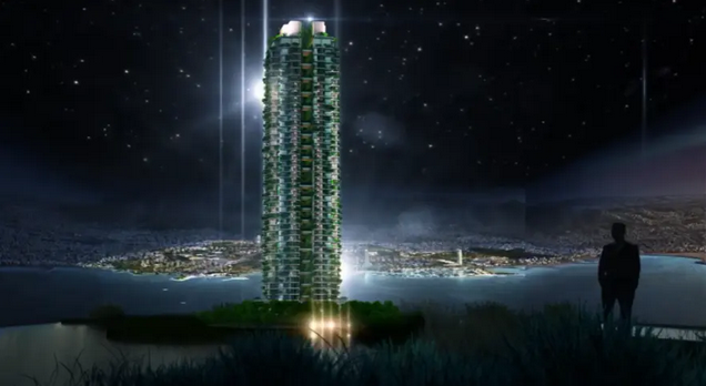 This is the Marina Tower in Ellinikon: The first “green” skyscraper in ...