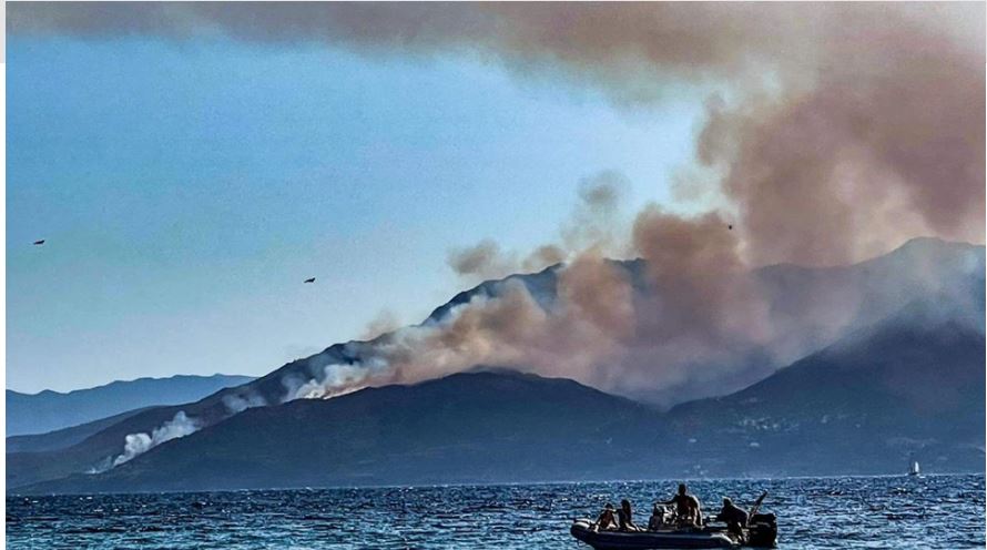 Large fire in northeast Peloponnese - ProtoThema English