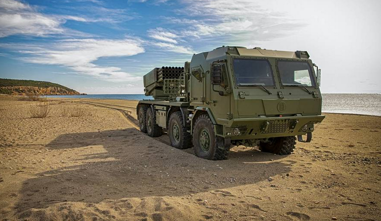 Excalibur Army demonstrates its new modernized RM-70 122mm MLRS rocket ...