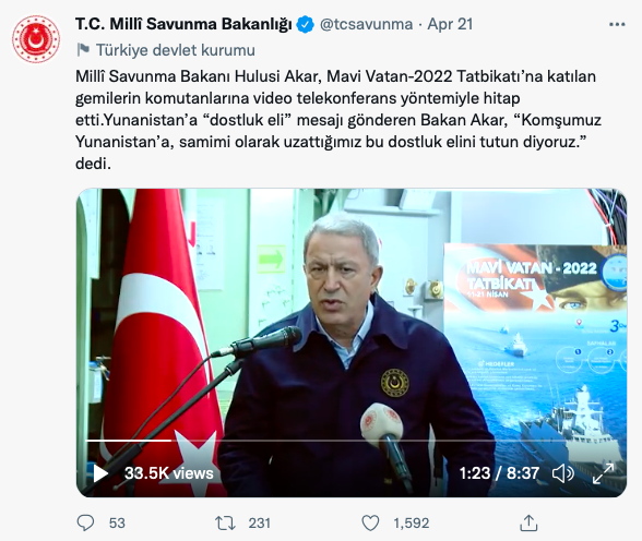 Turkish commandos practiced capturing an island & planted a Turkish ...