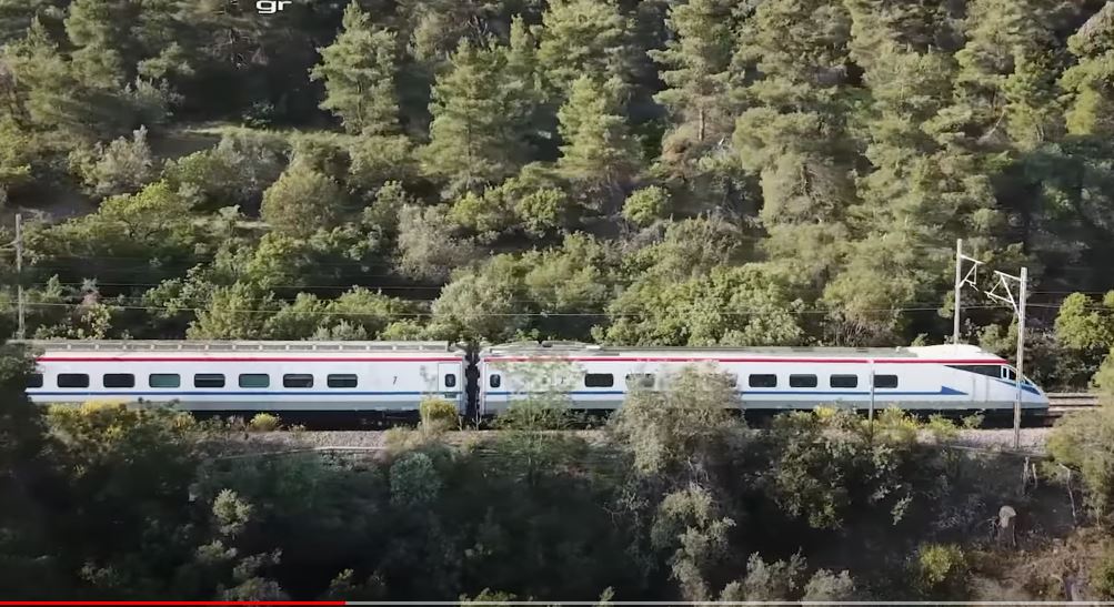 Watch the maiden voyage of Greece's fastest train "White Arrow ...